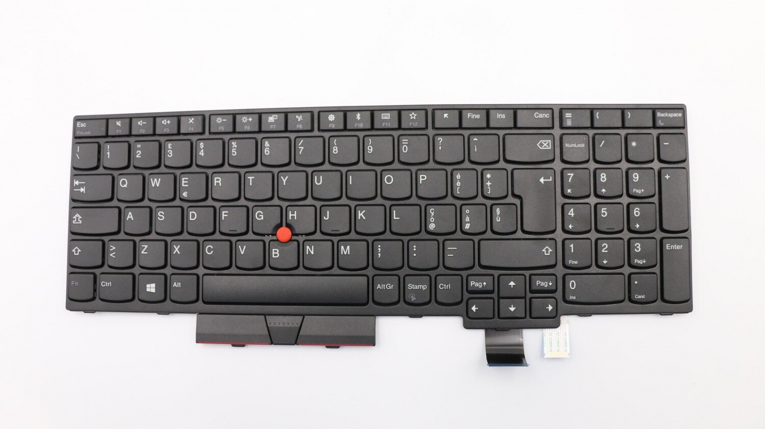 Original 01HX156 Lenovo Thinkpad Keyboard Italian Non Backlight T580 ...