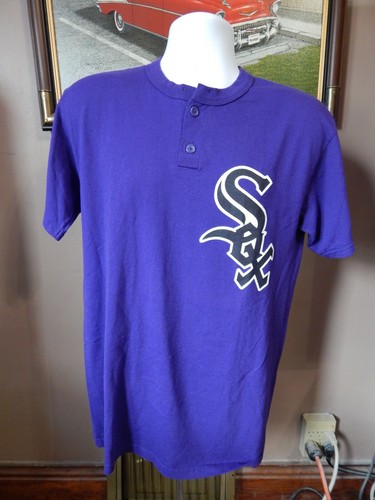 CHICAGO WHITE SOX Script Logo Purple S/S T-Shirt Adult Medium by ...