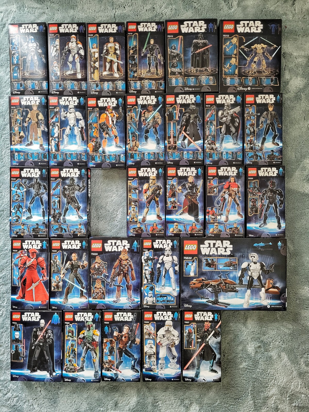 lego star wars buildable figures komplette Sammlung/ Complete ...