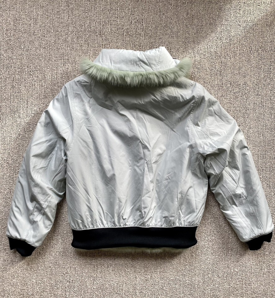 NWT Nike NikeLab x AMBUSH Yoon Reversible Faux Fur Bomber Jacket/ Jade ...