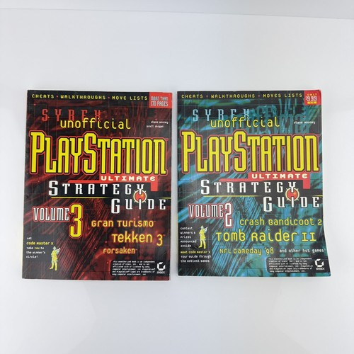 Lot of 2 PlayStation Ultimate Strategy Guide Volume 2 & 3 Paperback ...