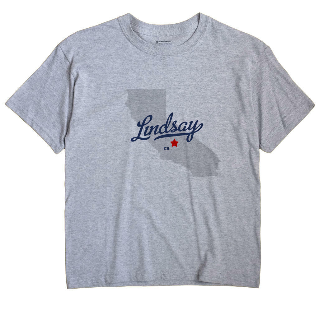 Lindsay California Map