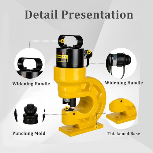 CH-60 31T Smooth Hydraulic Hole Punching Tool Force Puncher For Iron ...