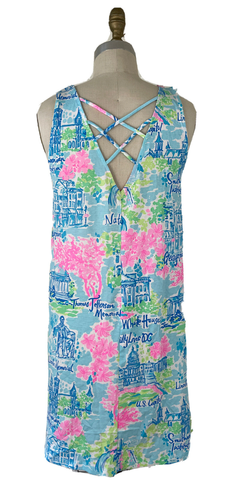 Lilly Pulitzer Women´s Kristen Swing Dress Multi Lilly Loves DC Sz M | eBay