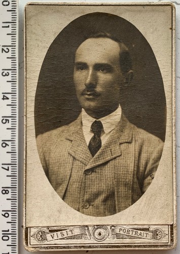 1900s CDV Russian Empire Handsome Guy Affectionate Man Mustache Antique ...