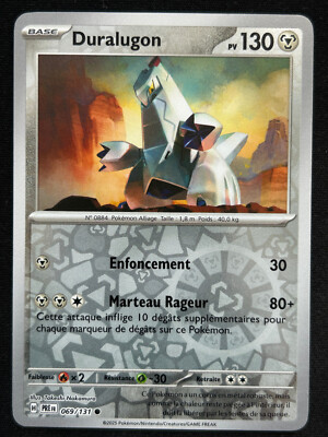 DURALUGON REVERSE 069/131 PRE EVOLUTIONS PRISMATIQUES POKEMON FRENCH ...