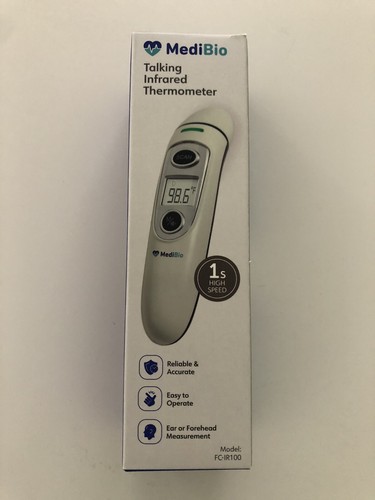 Talking Infrared Thermometer • Medibio • New in Box | eBay