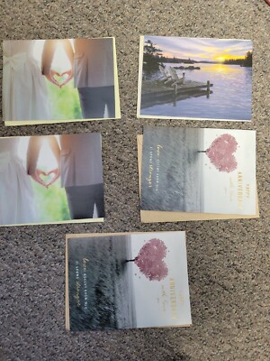 Leanin Tree Wedding And Anniversary Lot Of 5 Cards | eBay