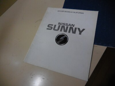 Nissan SUNNY Japanese Brochure 1985/12 B12 E13S E15S E15E E15ET CD17 | eBay