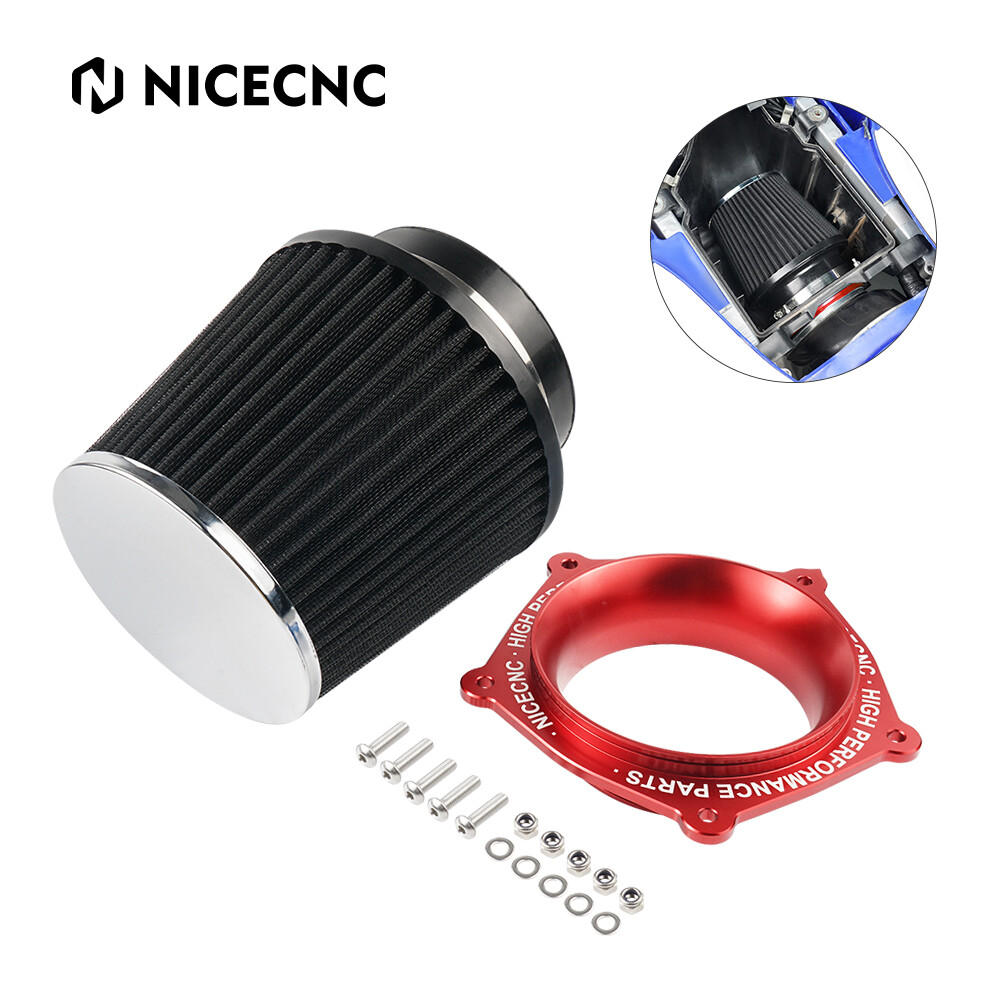 For Yamaha YFZ450 Air Filter Intake With Holder Adapter Kit 2004-2009 ...