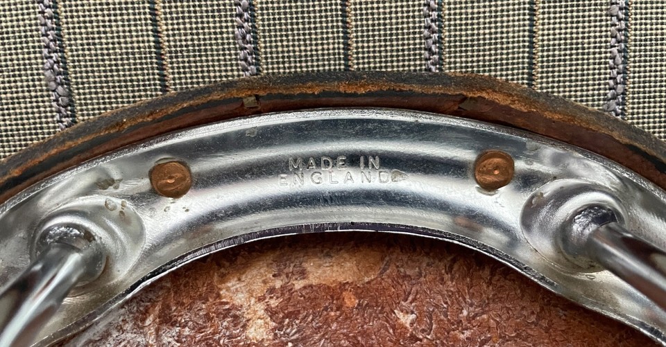 VTG Brooks Professional Leather Bicycle Saddle Copper Rivets England ...