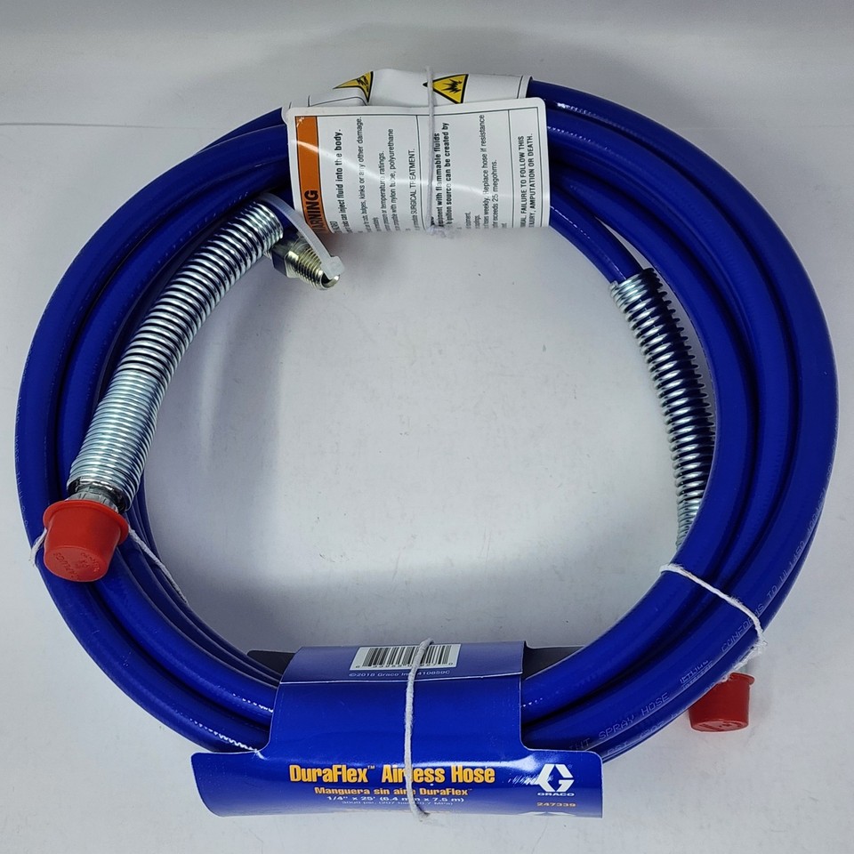 Graco 25 ft. DuraFlex Airless Hose 247339 1/4 in. Diameter 3000 PSI | eBay