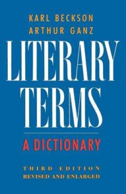 Literary Terms: A Dictionary - Paperback By Beckson, Karl - GOOD ...