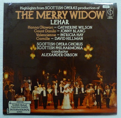 Écossais Opéra Accentuées de La Merry Veuve Lehar LP Emi GB 1977 Scellé ...