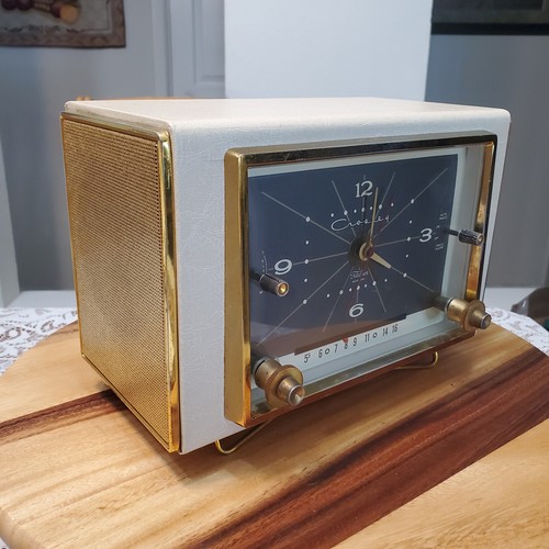 Vintage Mid Century Crosley Clock Radio Model JC-8WE Very Nice Set ...