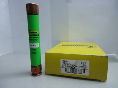 New Lot Bussmann Fusetron FRS-R-3 Amp Fuses Energy Efficient Class RK5 ...