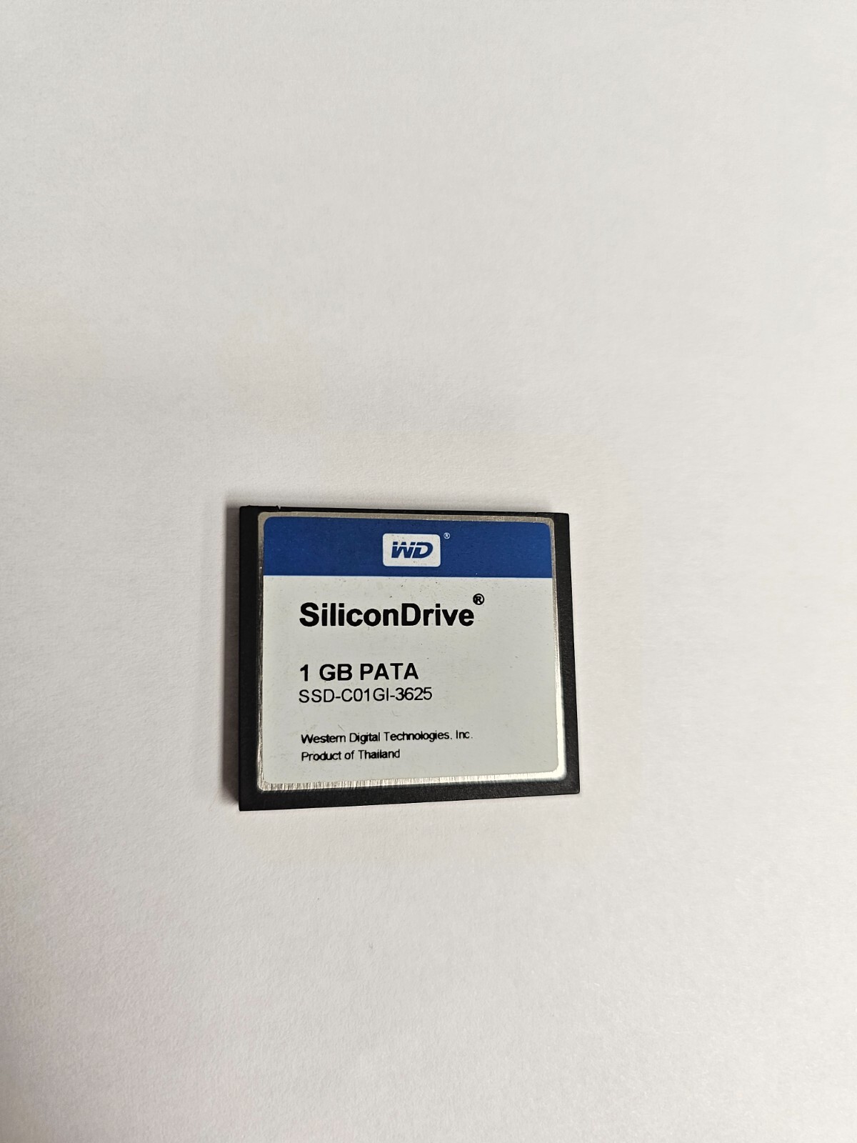 Western Digital SSD-C01GI-3625 1Gb PATA Compact Flash | eBay