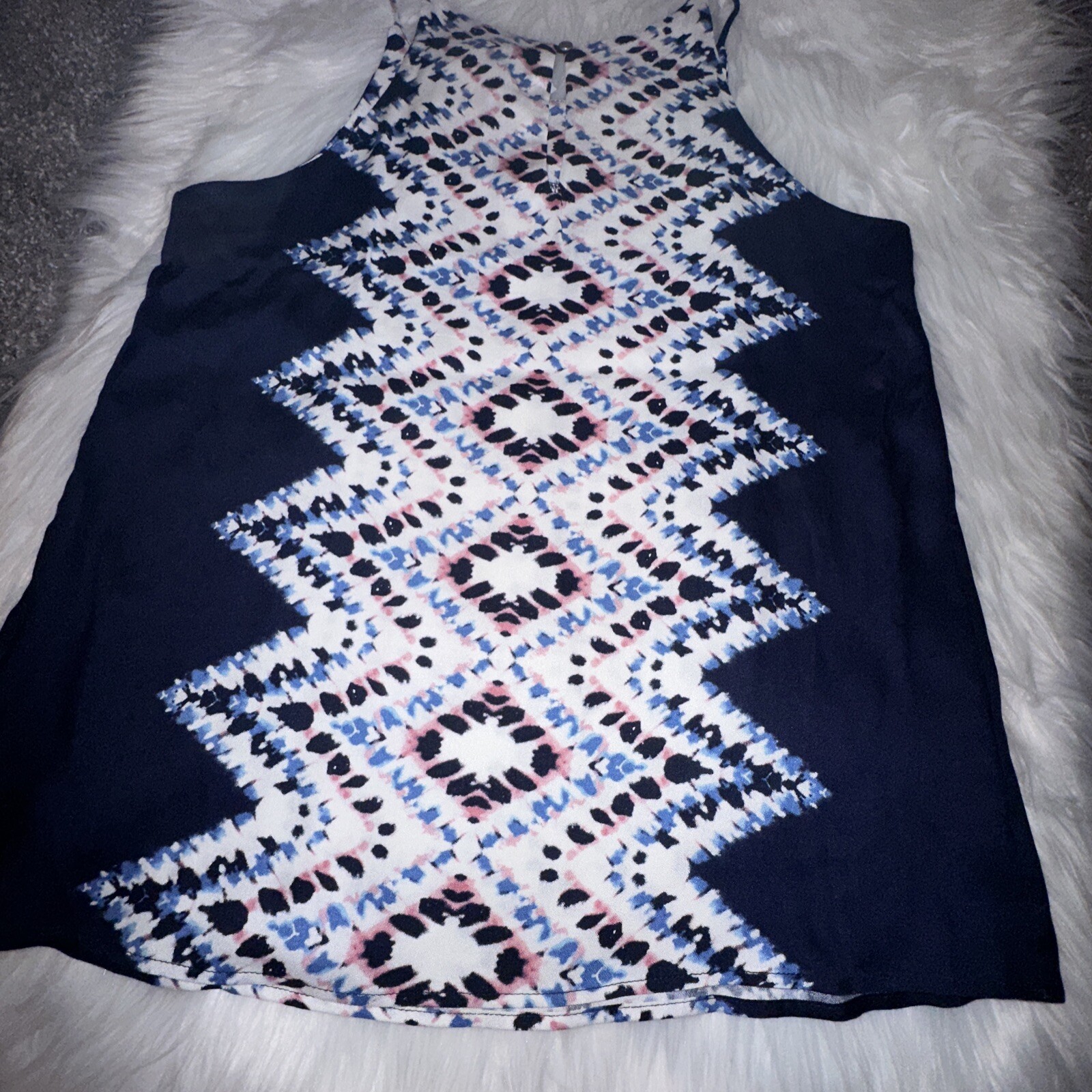 Verse Womens Navy Alecto Tank Top Size Small Spaghetti Straps NWT | eBay