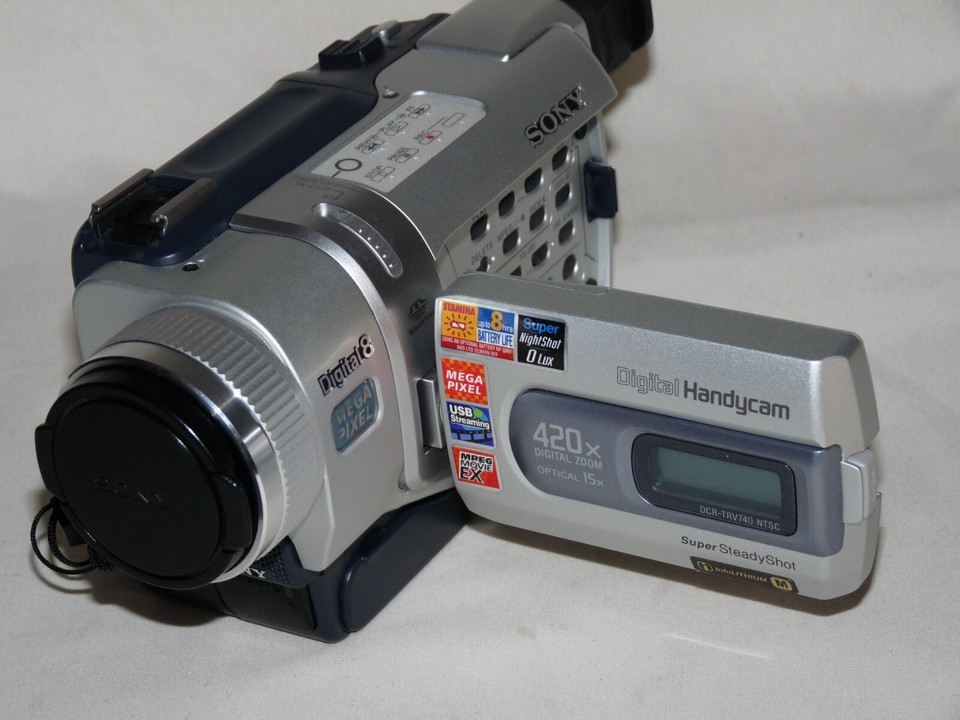 Sony DCR-TRV740 Digital8 HI8 8mm Video8 Camcorder VCR Player Video ...