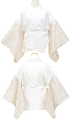 Japanese Women's Kimono inner under wear Han Juban Uso-tsuki Yuzen ...