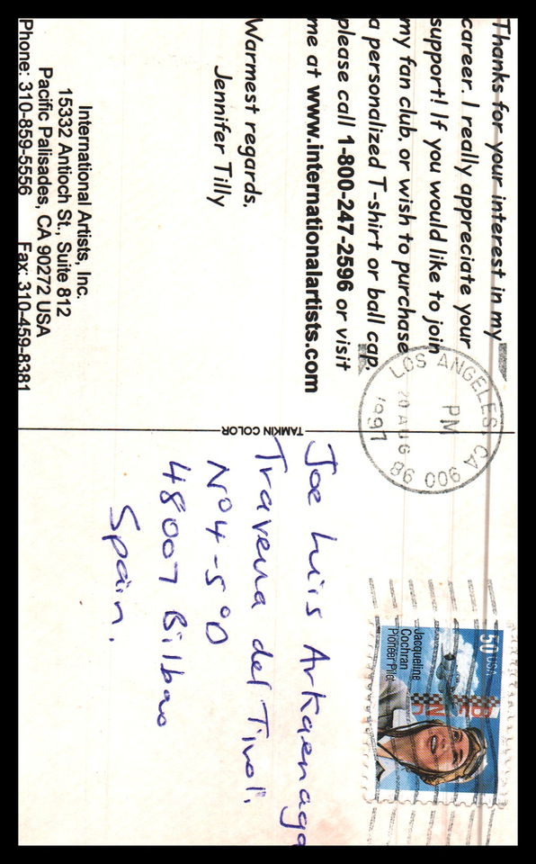 Jennifer Tilly 🖋 Signed Autograph - Stunning Portrait Original Photo K ...