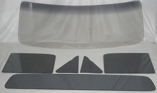 Glass 1953 1954 1955 Ford Pickup Windshield Vents Doors Back Grey ...