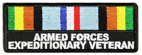 ARMED FORCES EXPEDITIONARY VETERAN RIBBON PATCH AFEM | eBay