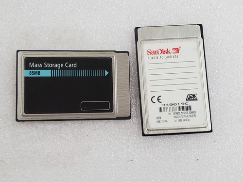 Vintage Rare Mass Storage Card 85MB SanDisk PCMCIA PC Card ATA SDP3B ...