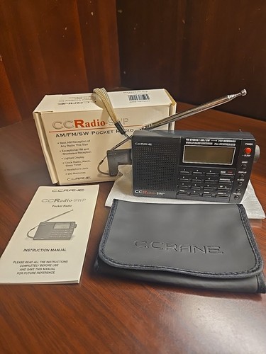 C. Crane CC Radio-SWP AM/FM/SW Shortwave Pocket Radio World Band ...