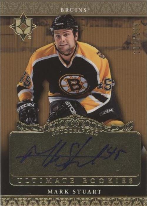 2006-07 Ultimate Collection - Autographed Ultimate Rookies Mark Stuart ...