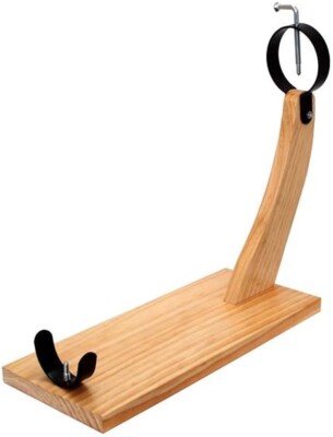 Jamon Stand - Solid Wood and Stainless Steel, Made In Spain Ham Stand ...