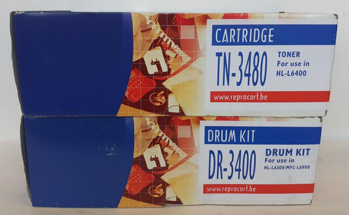 Kompa Toner + Drum f. BROTHER TN-3480 DR-3400 HL-L5000 L5200 L6450 MFC ...