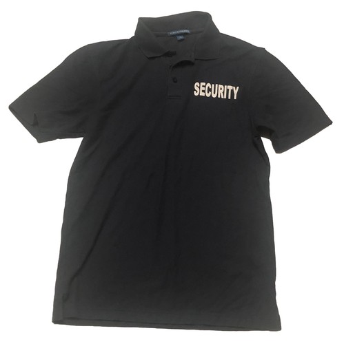 “Security “ Polo Shirt Port Authority Size Small Uniform Shirt Security ...