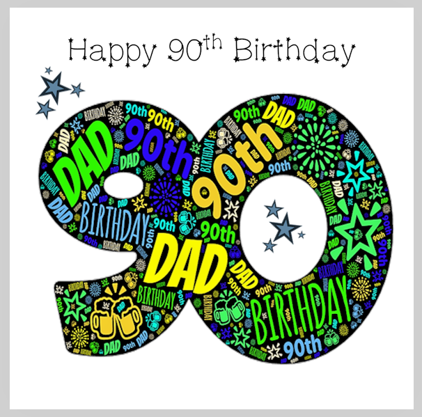 90th Birthday Wishes For Dad 90th Birthday Party Ideas For Dad