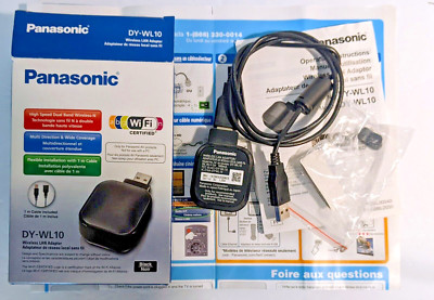 Panasonic DY-WL10 Wireless LAN Adapter & USB Cable for VieraCast HDTV ...
