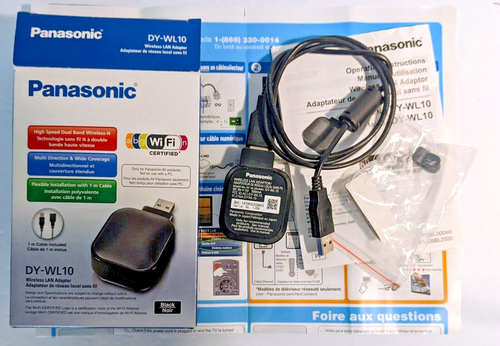 Panasonic DY-WL10 Wireless LAN Adapter & USB Cable for VieraCast HDTV ...