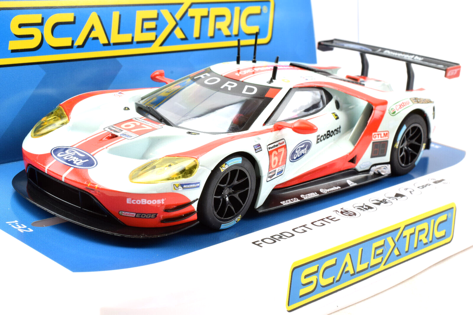 Scalextric Ford GT GTE #67 - 2019 IMSA DPR W/ Lights 1/32 Scale Slot ...