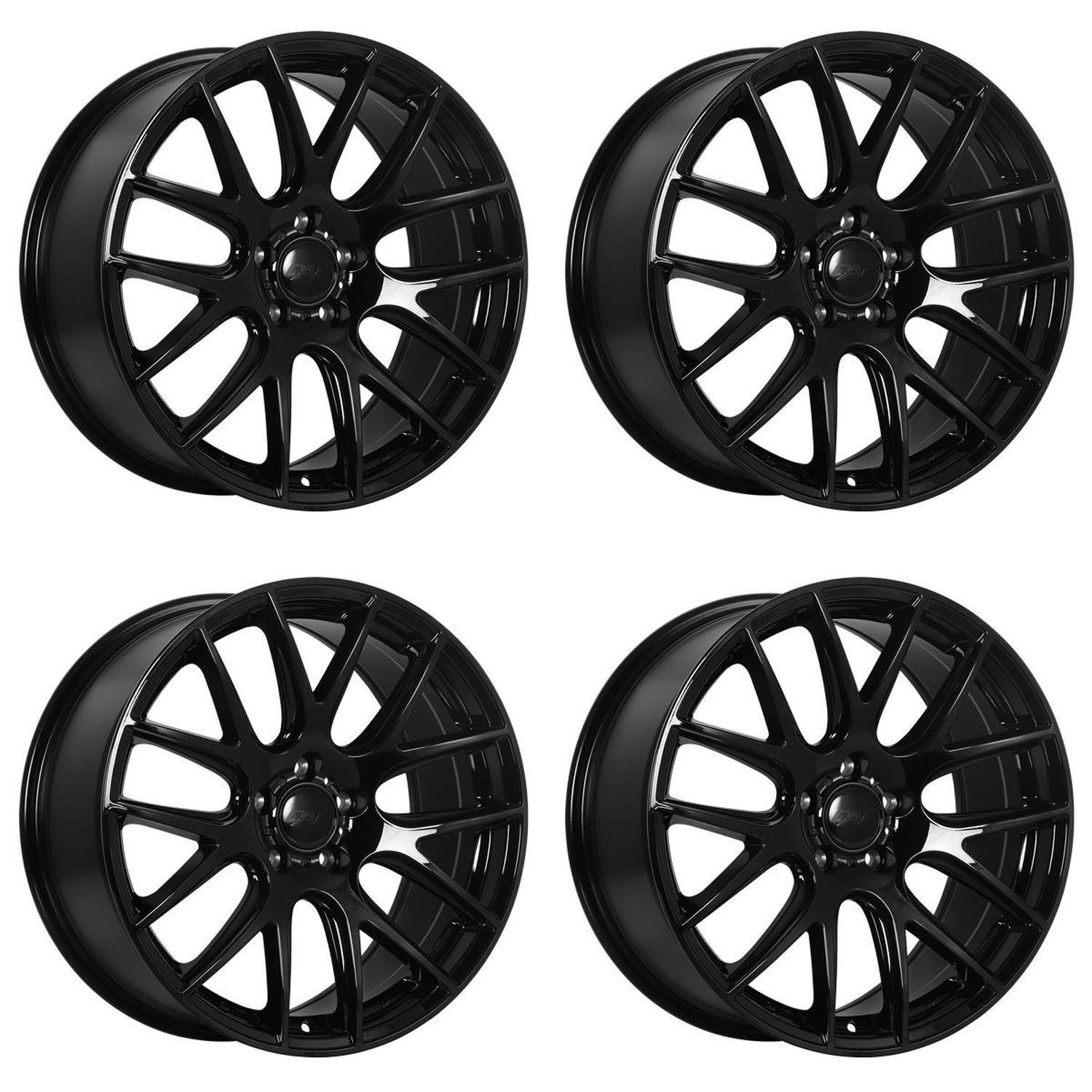 Set of 4 19in Black Alloy Wheel Rims for BMW 335i, DA47AL9 5x120 5Lug ...