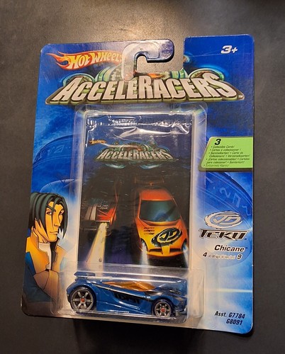 Hot Wheels Acceleracers Sealed Teku 4/9 Chicane Factory Creased Card ...