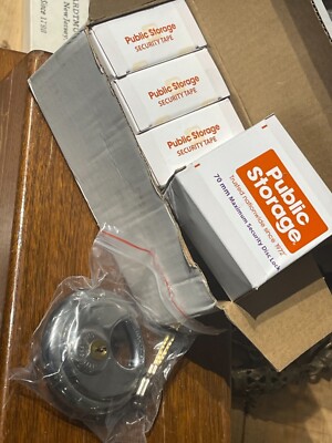 5 Storage unit keyed round locks 70mm maximum security padlock lock lot ...