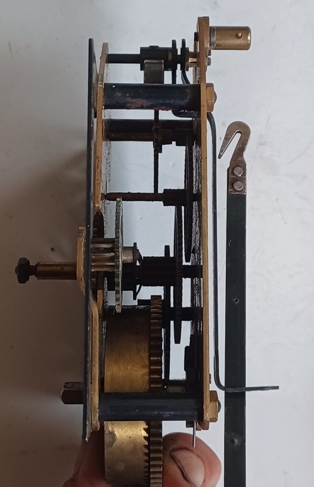 Jauch Time Only School House Clock Movement, Hands, Pendulum & Mounting ...
