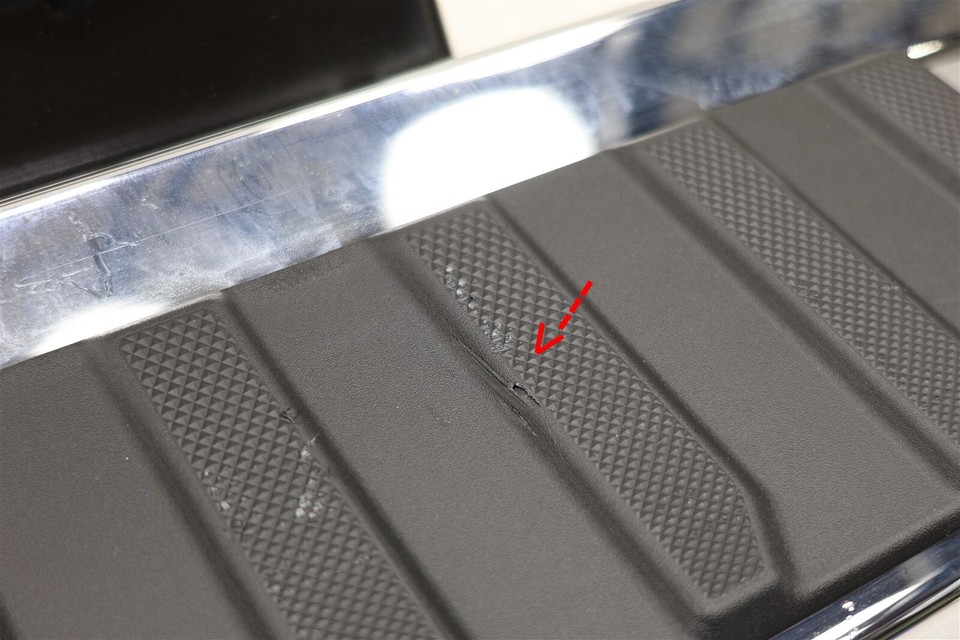 NEW OEM Ford 6" Chromed Aluminum Angular Step Bars ML3Z-16450-AB F150 ...