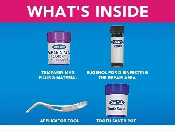 DenTek Strong Teeth Tooth Repair Temporary Dental Cement Cavity ...