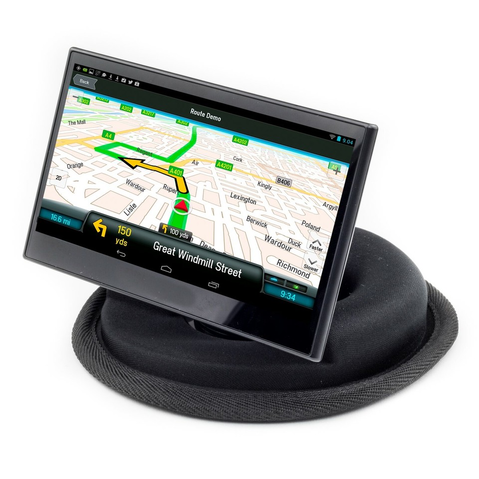 Car Dashboard Beanbag Holder Mount For 5 Inch Sat Nav GPS 5'' Inc ...