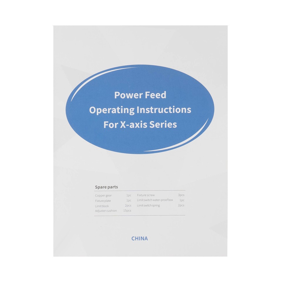 X Axis Power Drive Feed Stand Table Feeder Kit For Bridgeport Milling ...