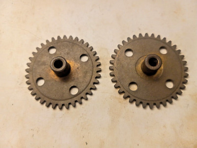 Gilbert Erector Set: Part CJ 36 Tooth Gear; 5/16" Hub; Brass Plated ...