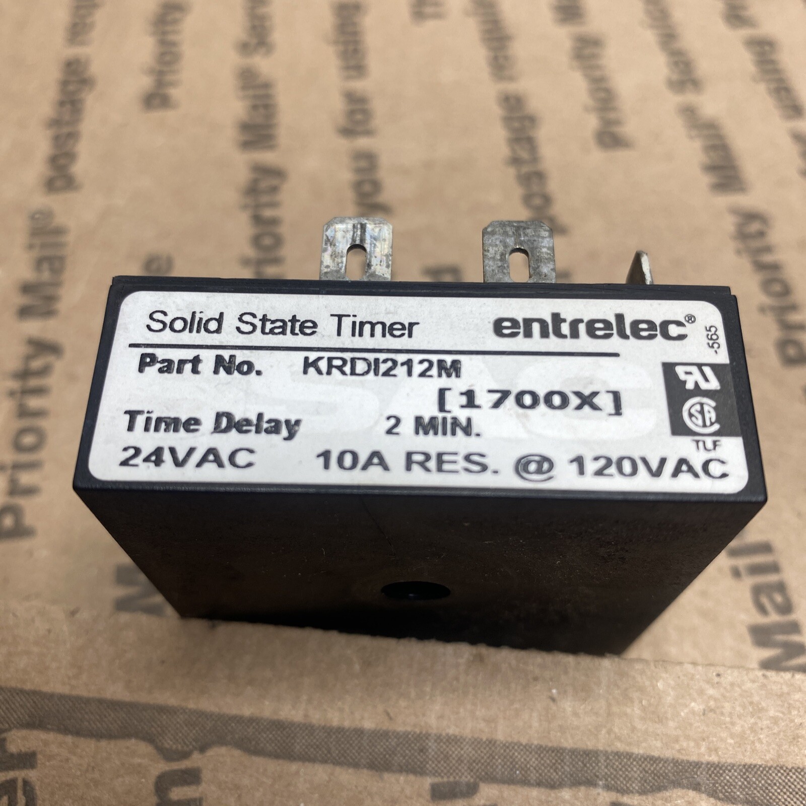 SSAC Entrelec Solid State Timer KRDI212M 2Min Delay 24VAC 10A | eBay