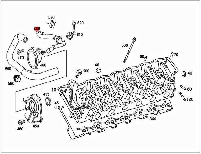 Genuine Mercedes-Benz Hose 2750100582 OEM for sale online | eBay