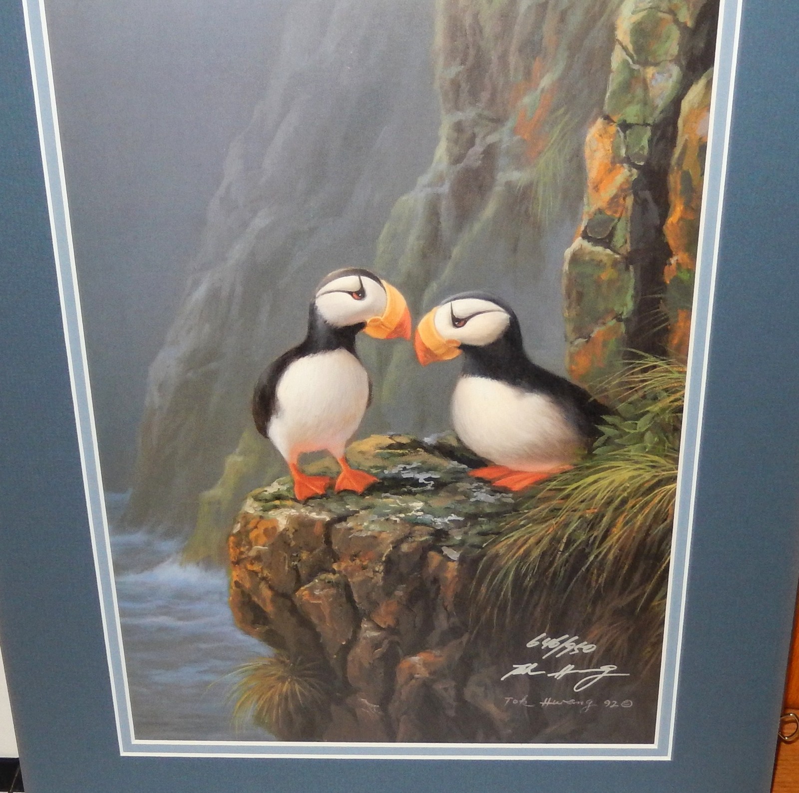 TOK HWANG "RUFFINS BIRDS" HAND SIGNED LIMITED EDITION COLOR LITHOGRAPH ...