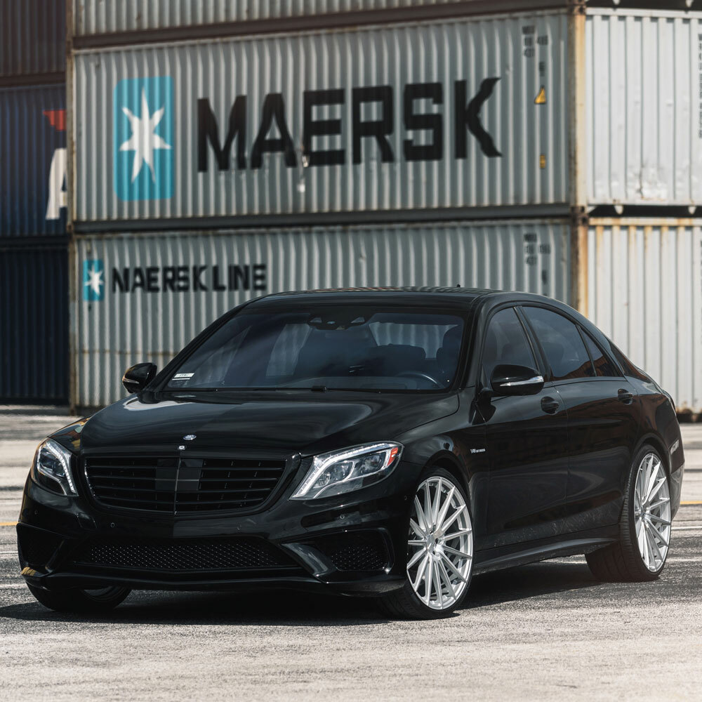 22" Avant Garde M615 Silver 22x9 22x10.5 Wheels Rims Fits Benz S400 ...